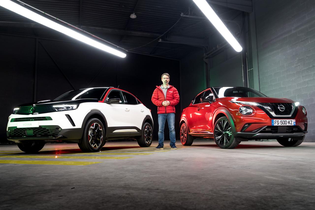 Photo 1 - Opel Mokka 2021 vs Nissan Juke 2019 - Opel Mokka 2 vs Nissan ...