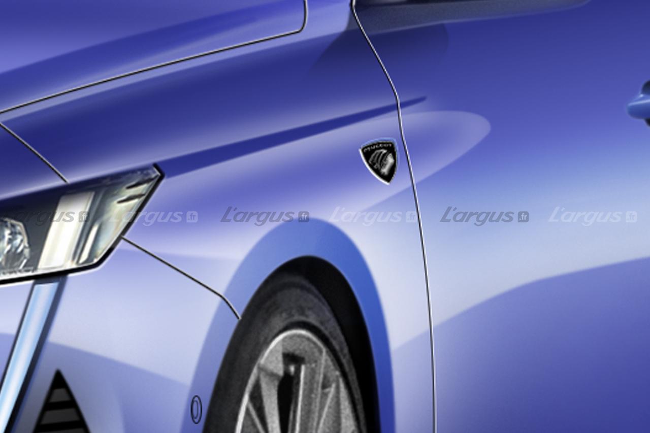 Photo 3 - peugeot 308 2021 illustration logo - Peugeot 308 (2021). Une ...