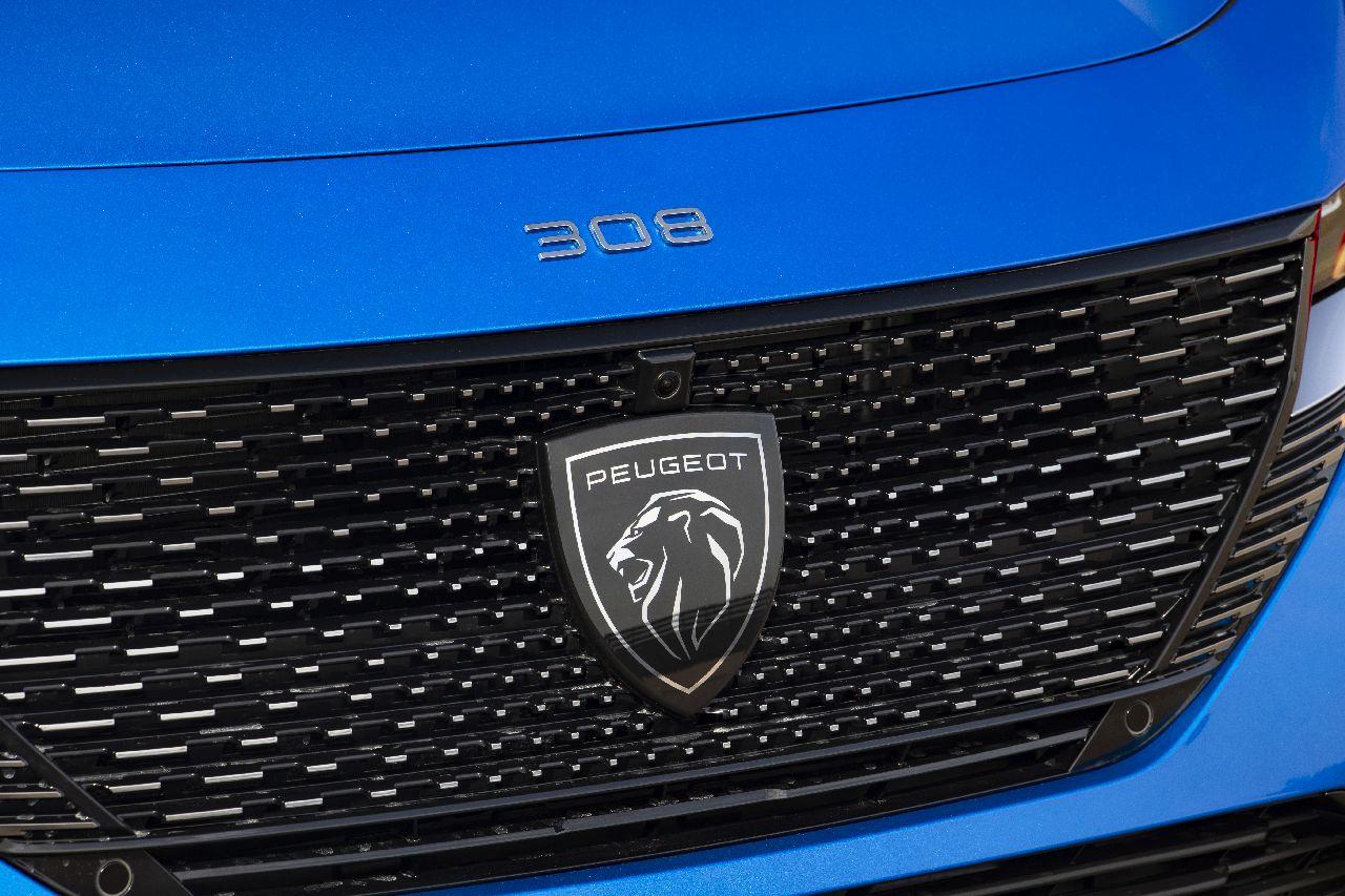 Photo 14 - Calandre et nouveau logo Peugeot 308 3 2021 - Peugeot 308 ...