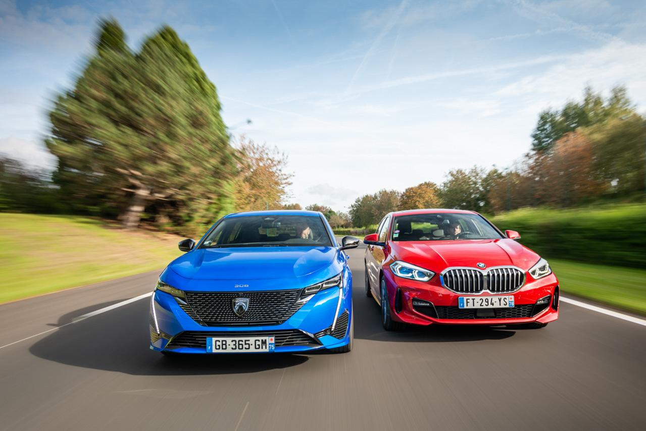 Essai comparatif : la nouvelle Peugeot 308 défie la BMW Série 1