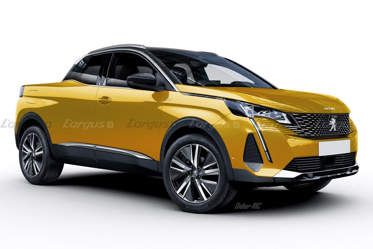 Photo 15 - illustration Peugeot 5008 3008 pick-up - Hyundai Santa Cruz ...