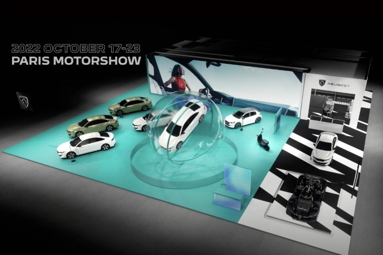 La 408, star du stand Peugeot au Mondial de Paris 2022