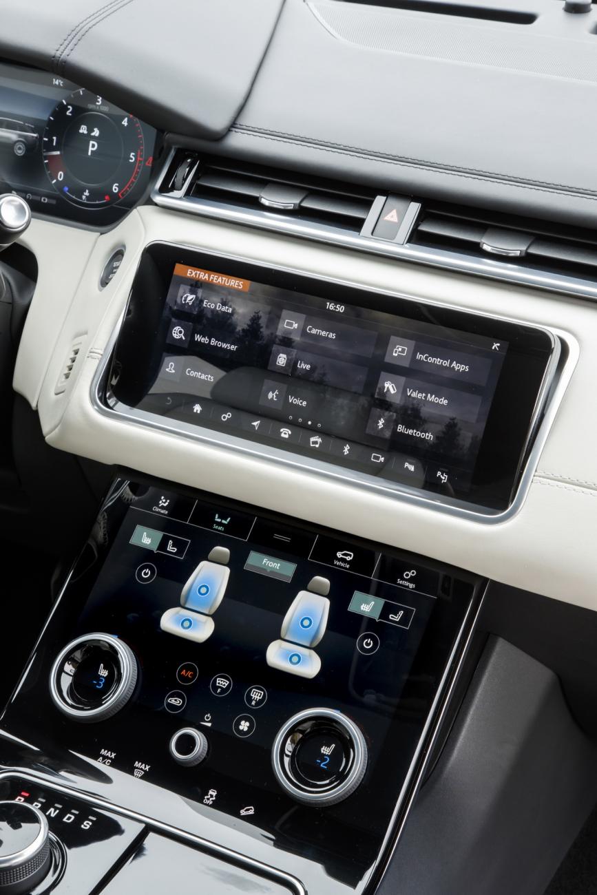 Photo 22 - Land Rover Velar console centrale - Essai Range Rover Velar ...