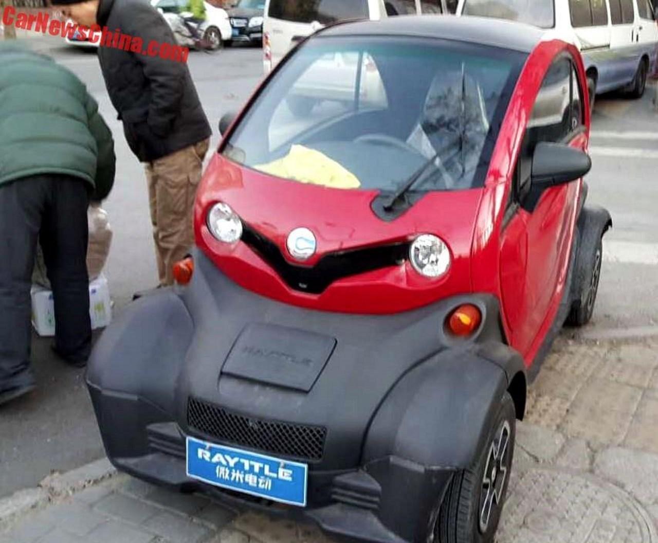 Rayttle E28, le clone du Renault Twizy de nouveau repéré en Chine