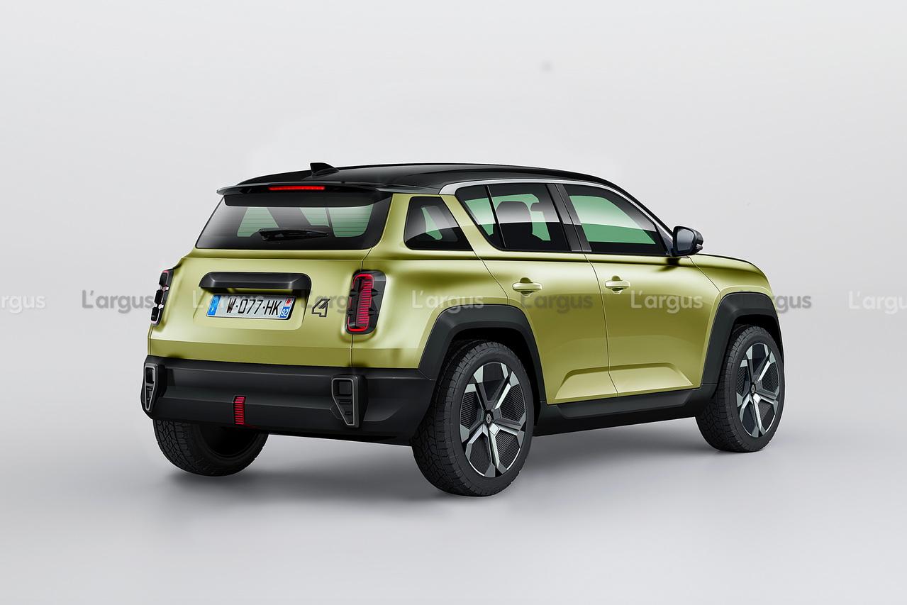 Photo 7 - renault 4 suv électrique 2025 arrière - Renault 4L E-Tech (2025). Nos infos sur le ...