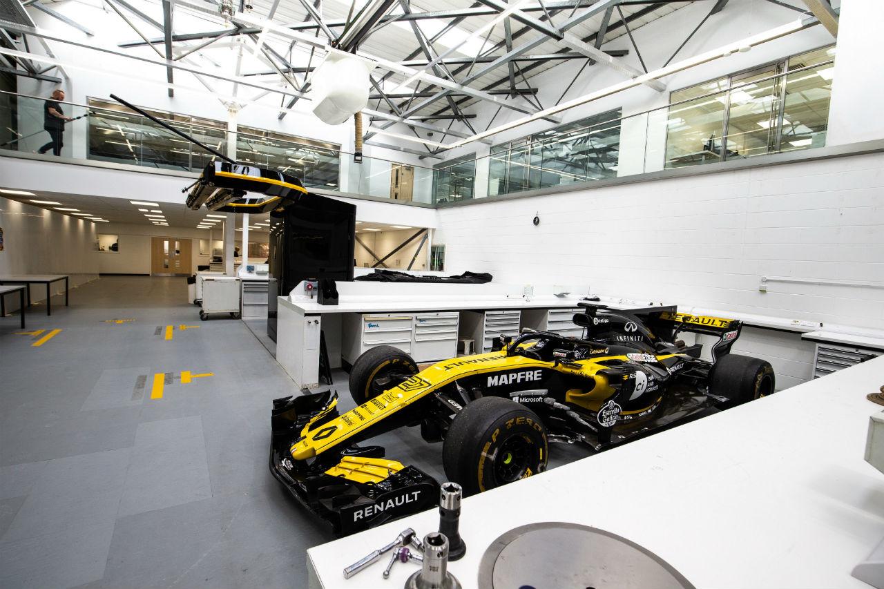 Usine Renault d'Enstone : au cœur de la fabrique des Formule 1