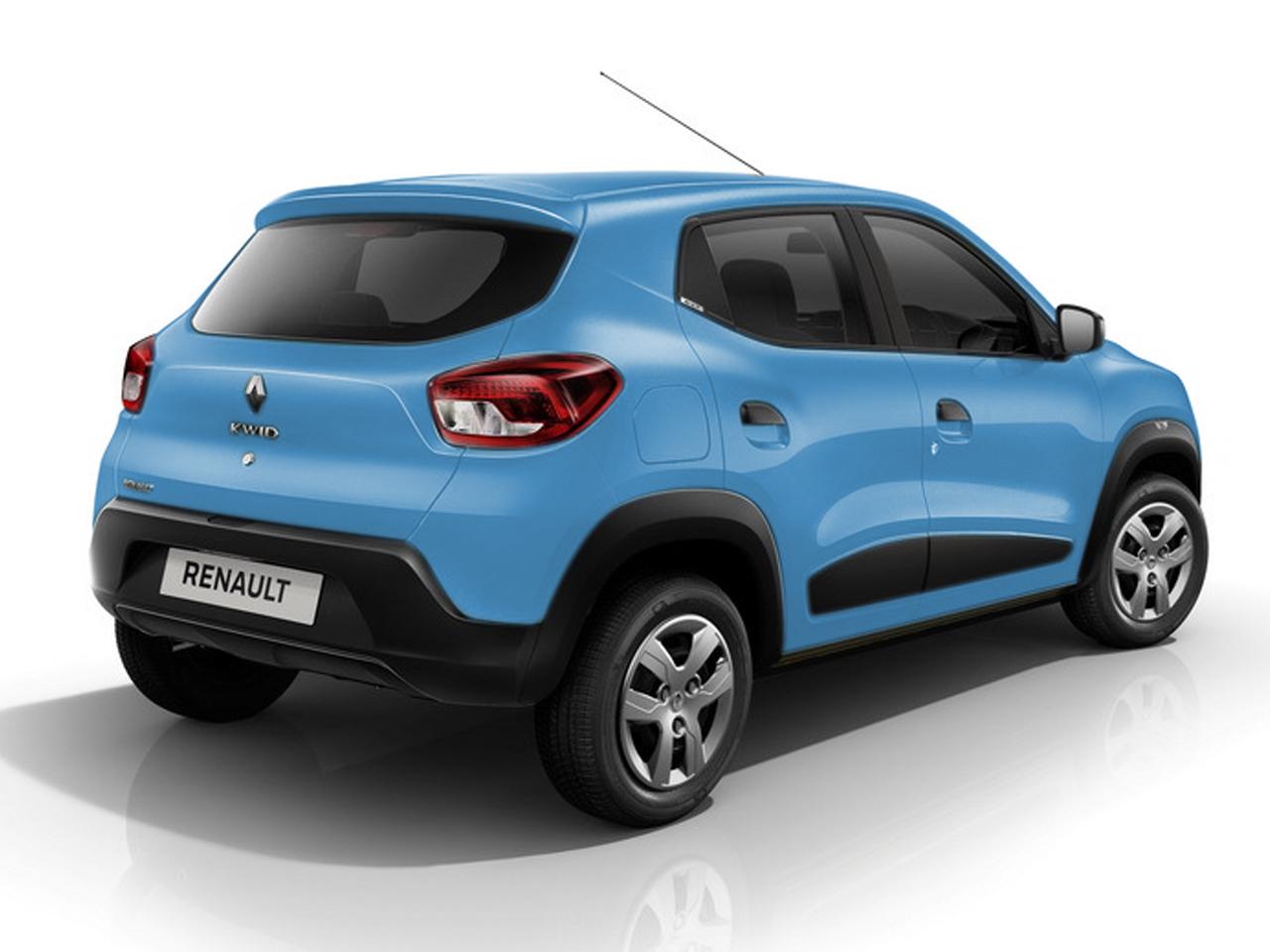 Photo 13 - Renault Kwid non restylée vue arrière bleue - Renault Kwid ...