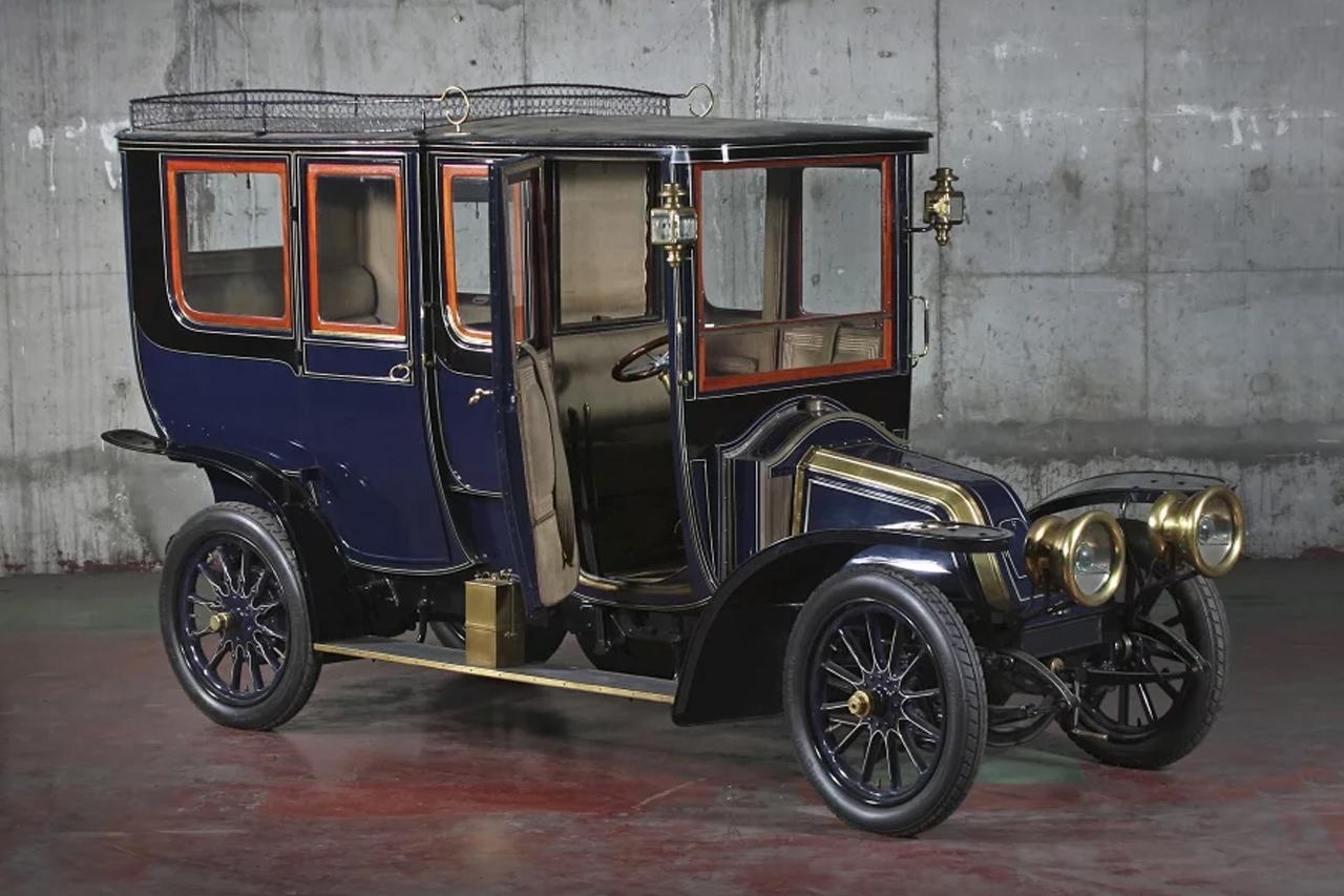 Photo 12 - Renault Type XB (1907) vue avant couleur bleue - Rétromobile ...