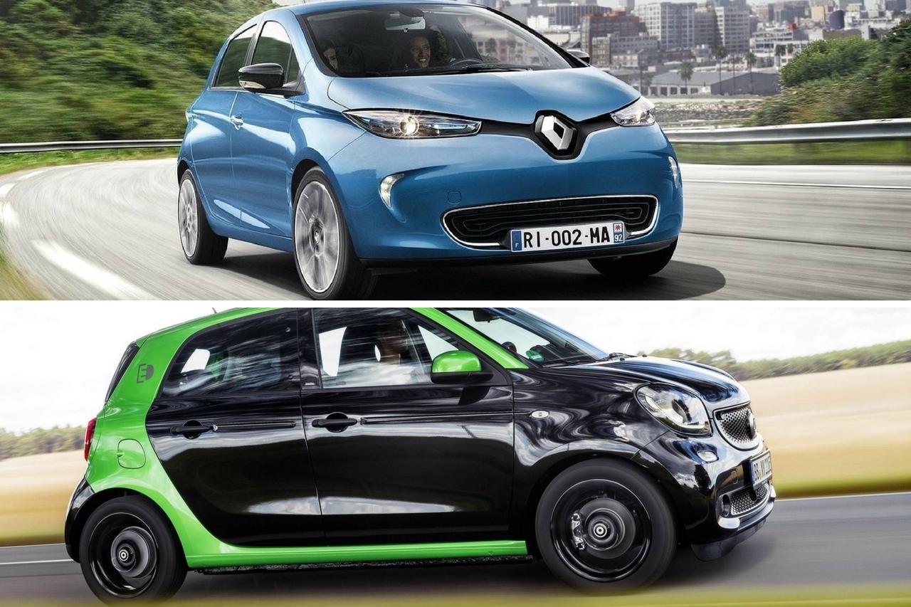 Renault Zoé vs Smart Forfour électrique : le match des prix