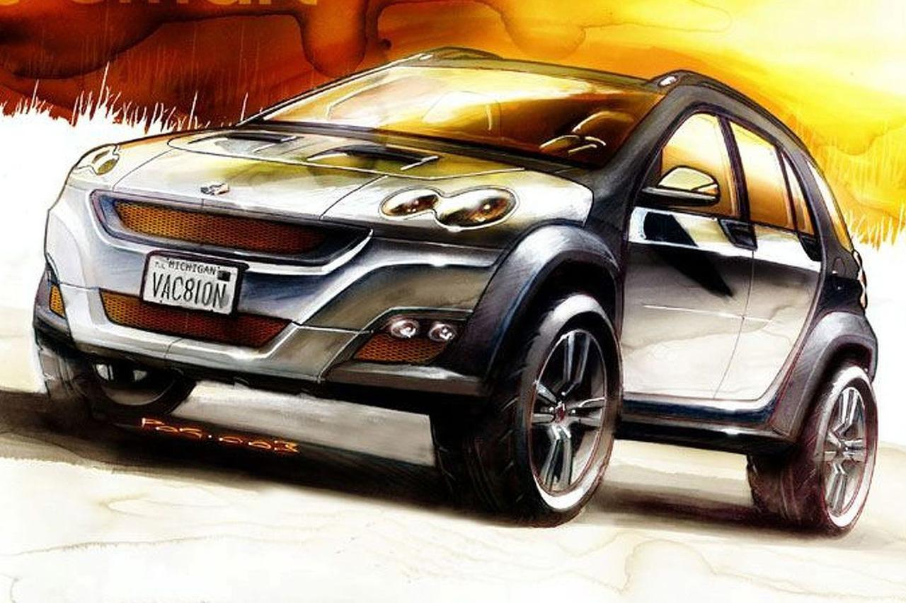 Diaporama et photos - Smart ForMore : le SUV que Smart n'a jamais ...