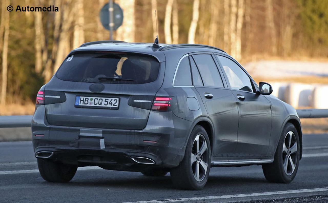 Photo 1 - vue arriere spyshot Mercedes GLC - Mercedes GLC : le ...