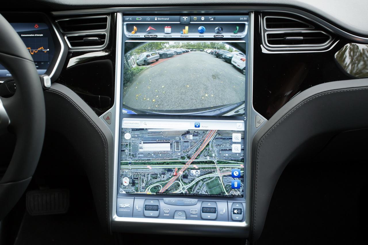 Photo 20 - tesla model s camera de recul - Essai Tesla Model S : notre ...