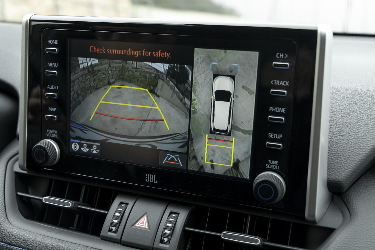 Photo 39 - Toyota RAV4 Hybride 2019 blanc caméra 360° - Essai Toyota ...