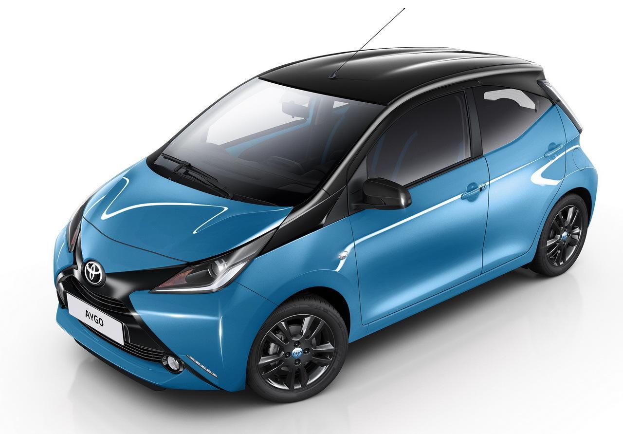 Photo 2 - Toyota Aygo x-cite Bleu Cyan - Toyota Aygo (2015) : nouvelle ...
