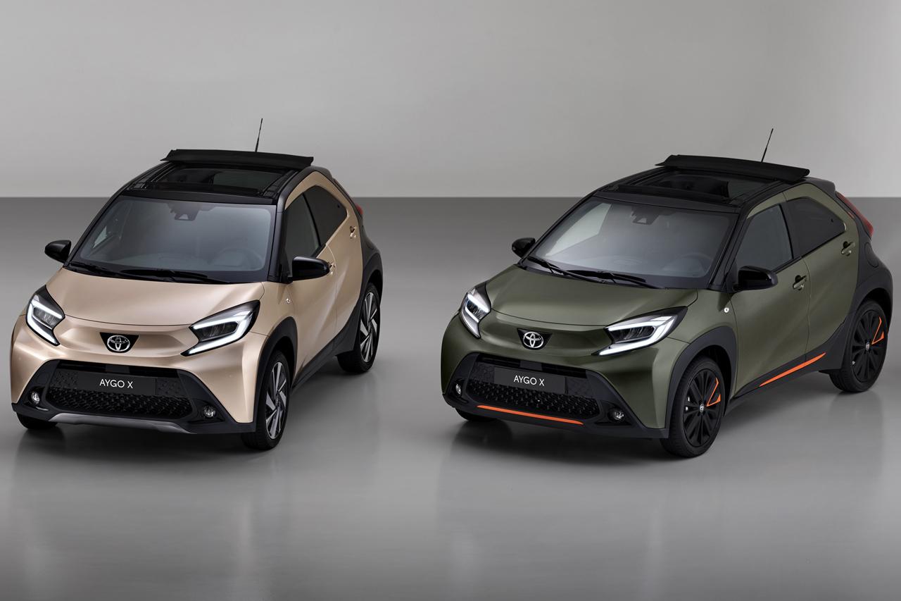 Photo 23 - Toyota Aygo X palette couleurs exclusives Ginger et Cardamom ...