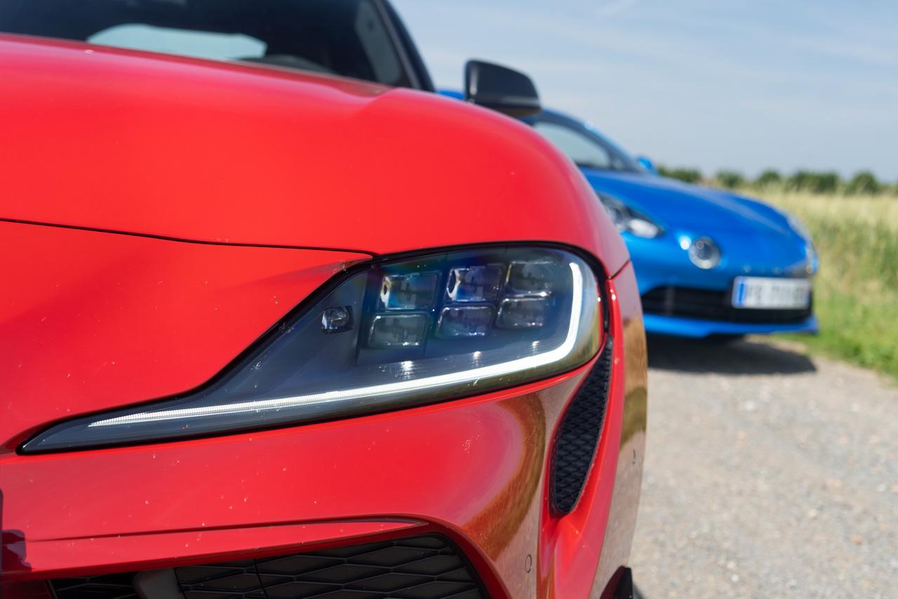 Photo 94 - Toyota GR Supra rouge phare - Essai comparatif : la Toyota ...