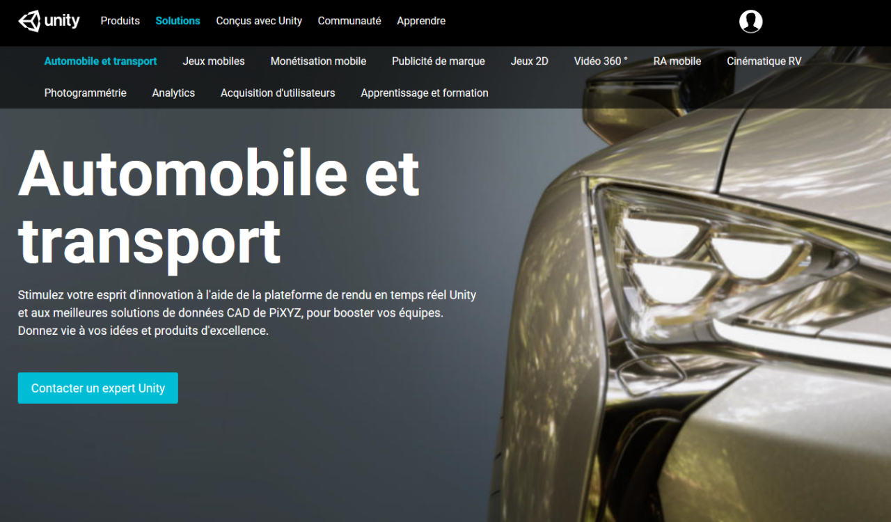 Diaporama et photos - Technologie 3D : Unity confirme son engagement ...