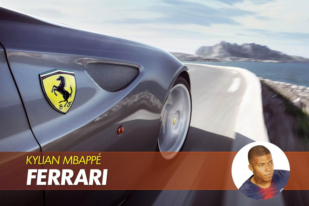 Photo 4 - ferrari mbappé psg - Quelles sont les voitures des stars du ...