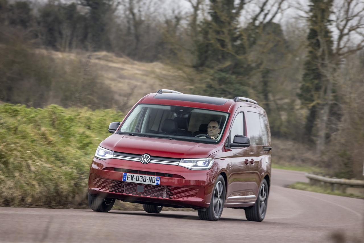 Essai Volkswagen Caddy 2.0 TDI (2021). Le ludospace chic