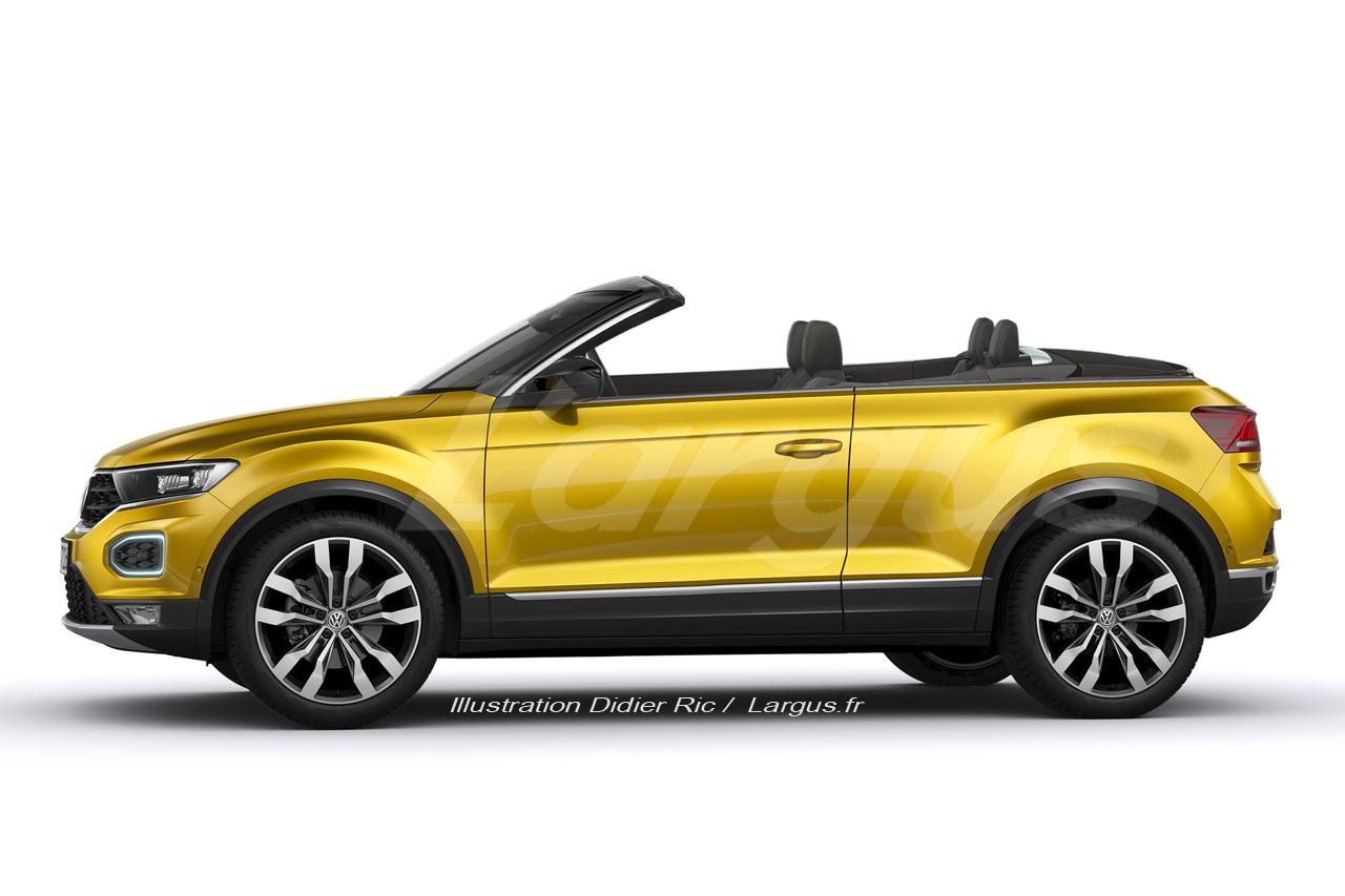 Volkswagen T-Roc : une version cabriolet du SUV officialisée pour 2020