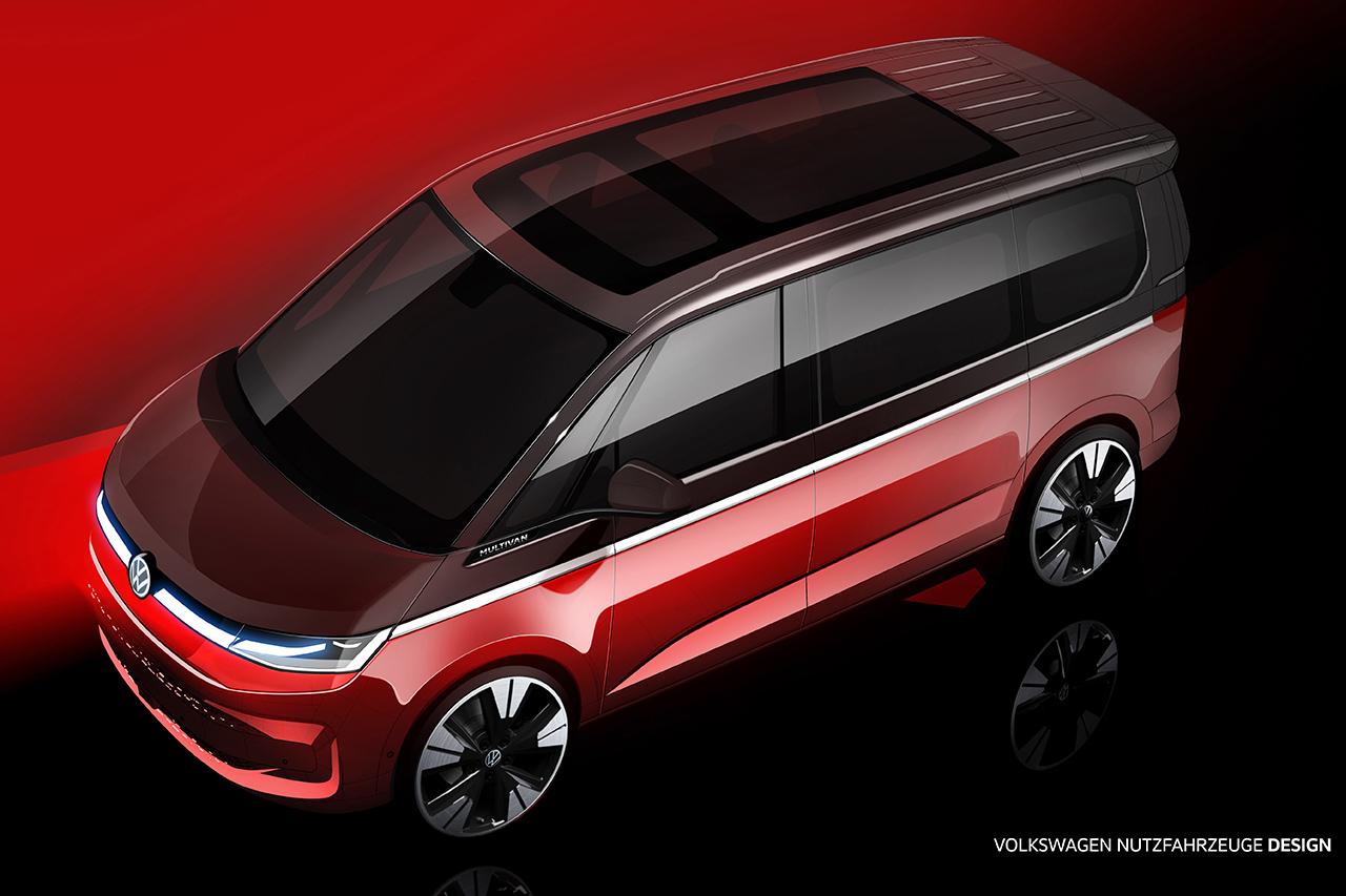 Volkswagen Multivan (2021). L'utilitaire hybride rechargeable arrive