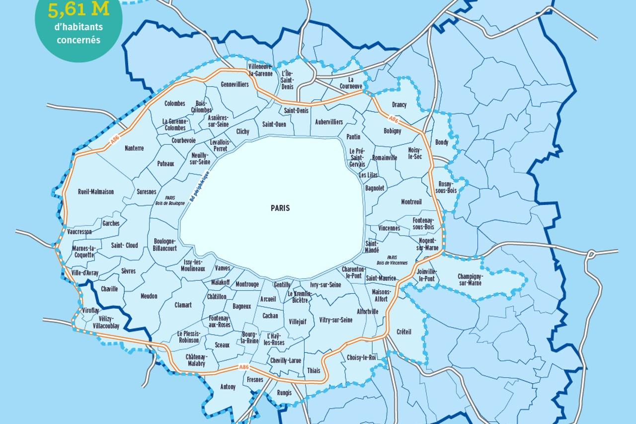 Photo 2 - carte - zfe grand Paris - intérieur A86 - ZFE du Grand Paris ...